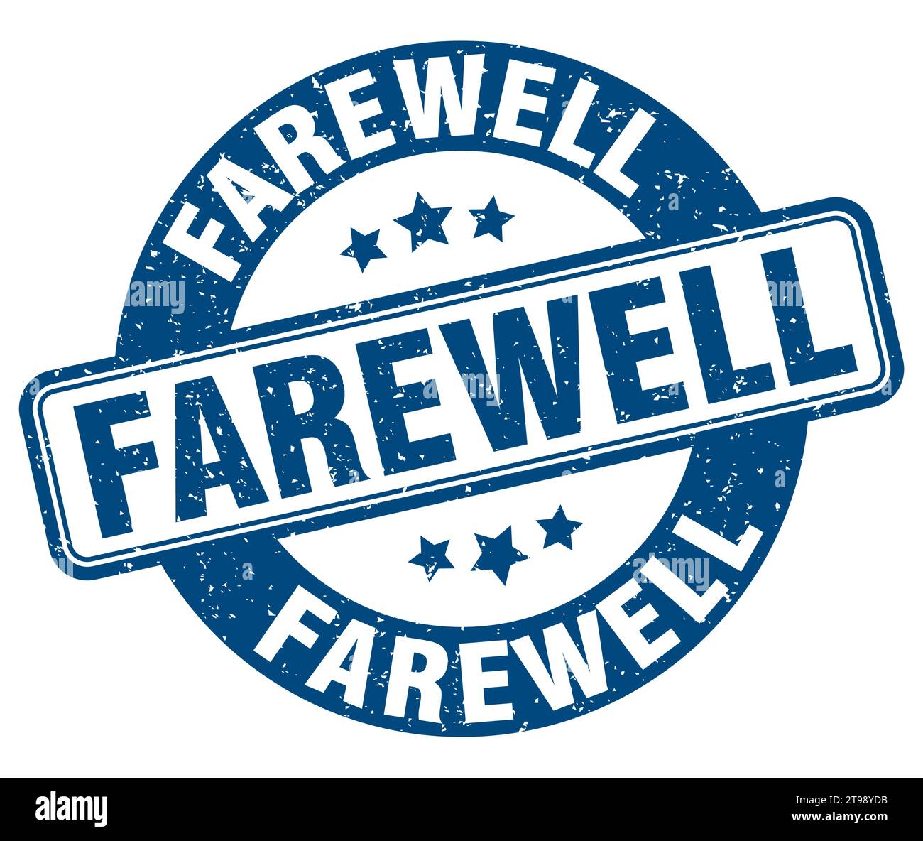 farewell stamp. farewell sign. round grunge label Stock Vector Image ...