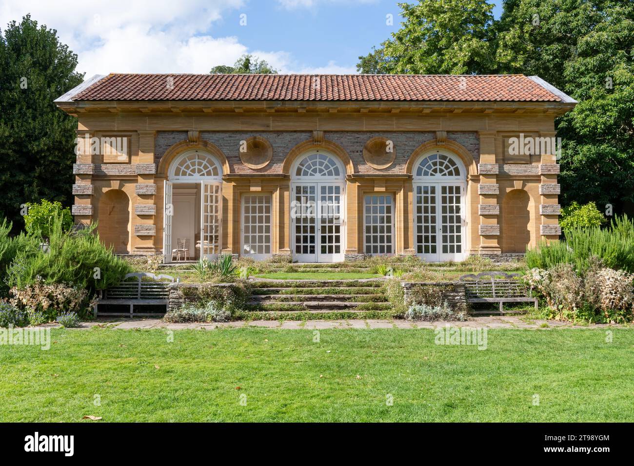 Taunton.Somerset.August 14th 2021.Photo of the Orangery at Hestercombe ...