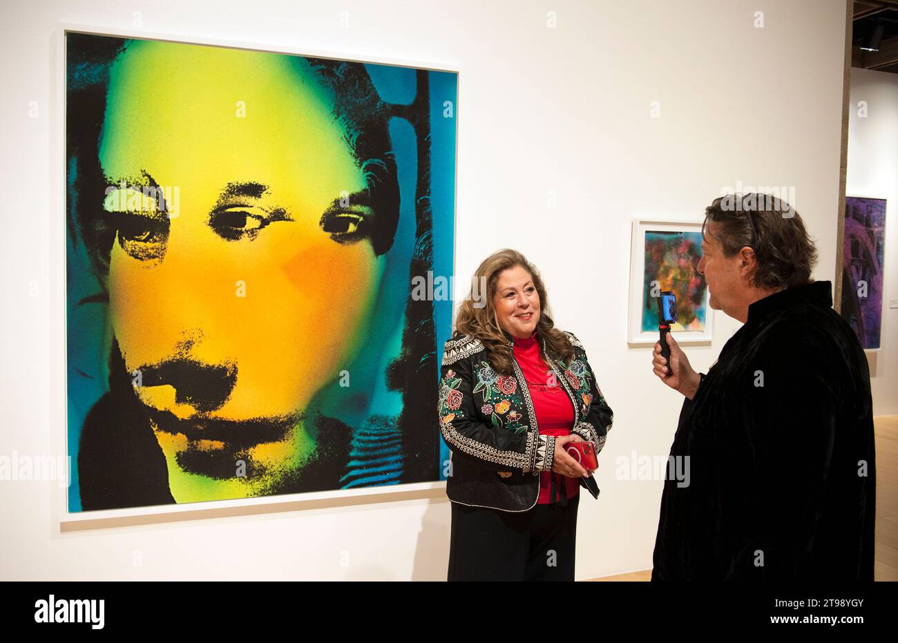 The daughter of Kali who served as her model being interviewed at Kali ...