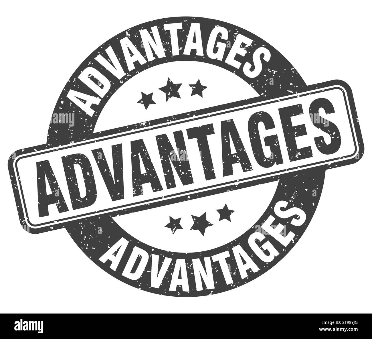 advantages stamp. advantages sign. round grunge label Stock Vector ...