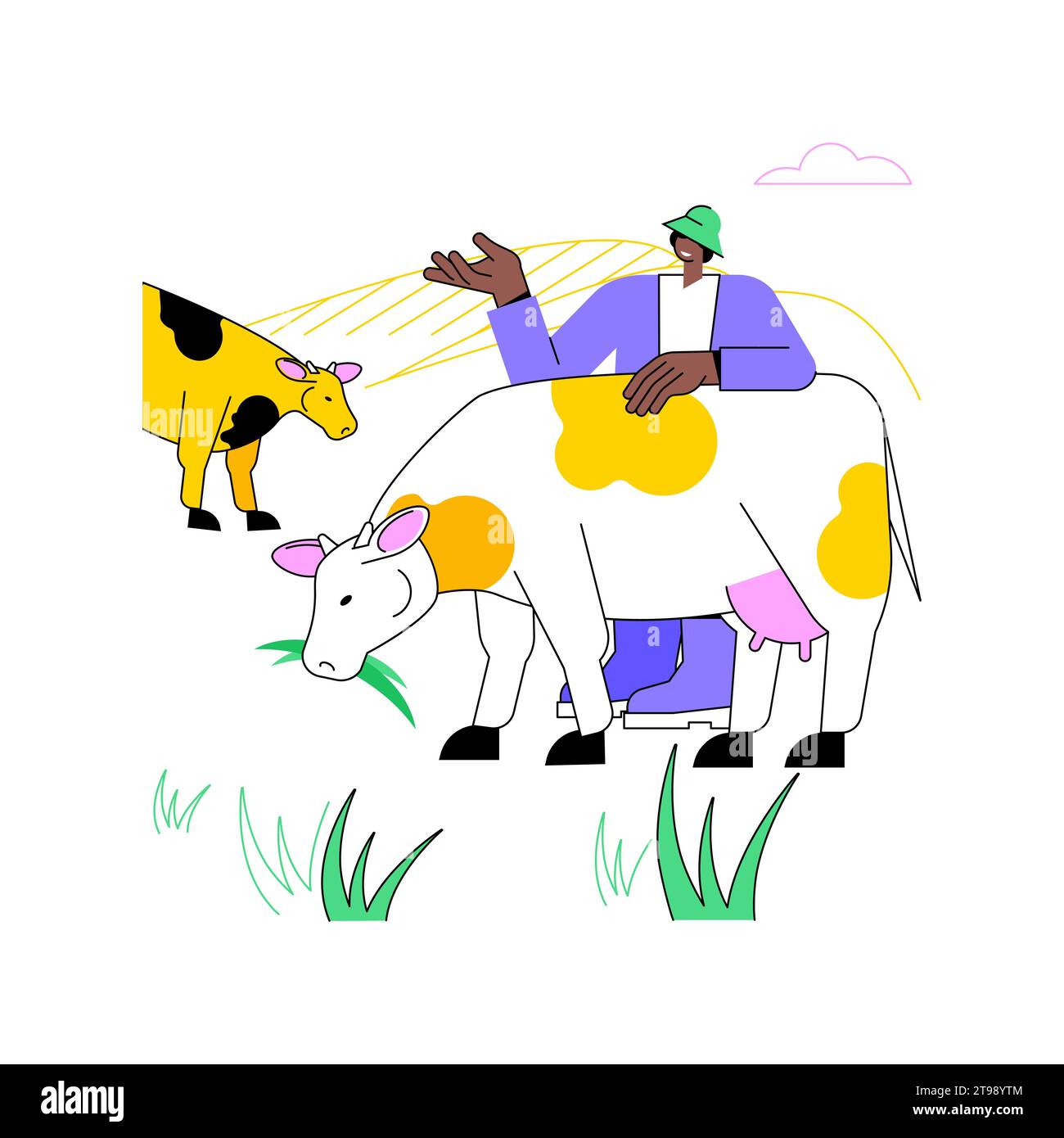 Sustainable livestock production Stock Vector Images - Alamy