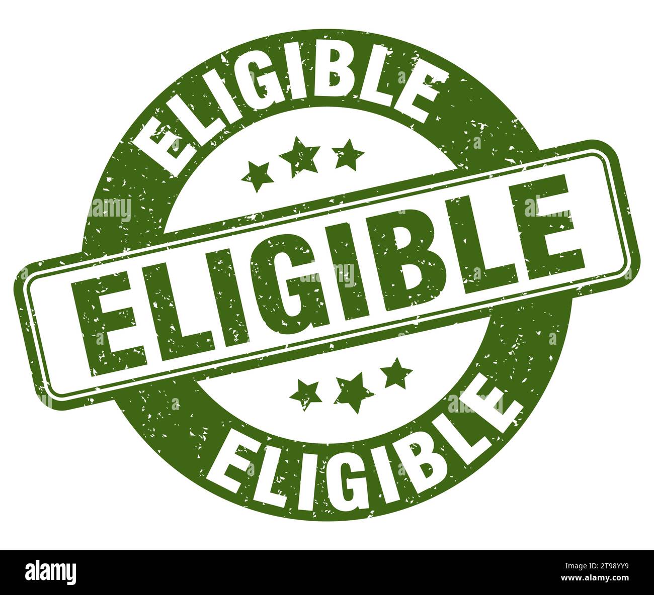 Eligible rubber stamp Cut Out Stock Images & Pictures - Alamy