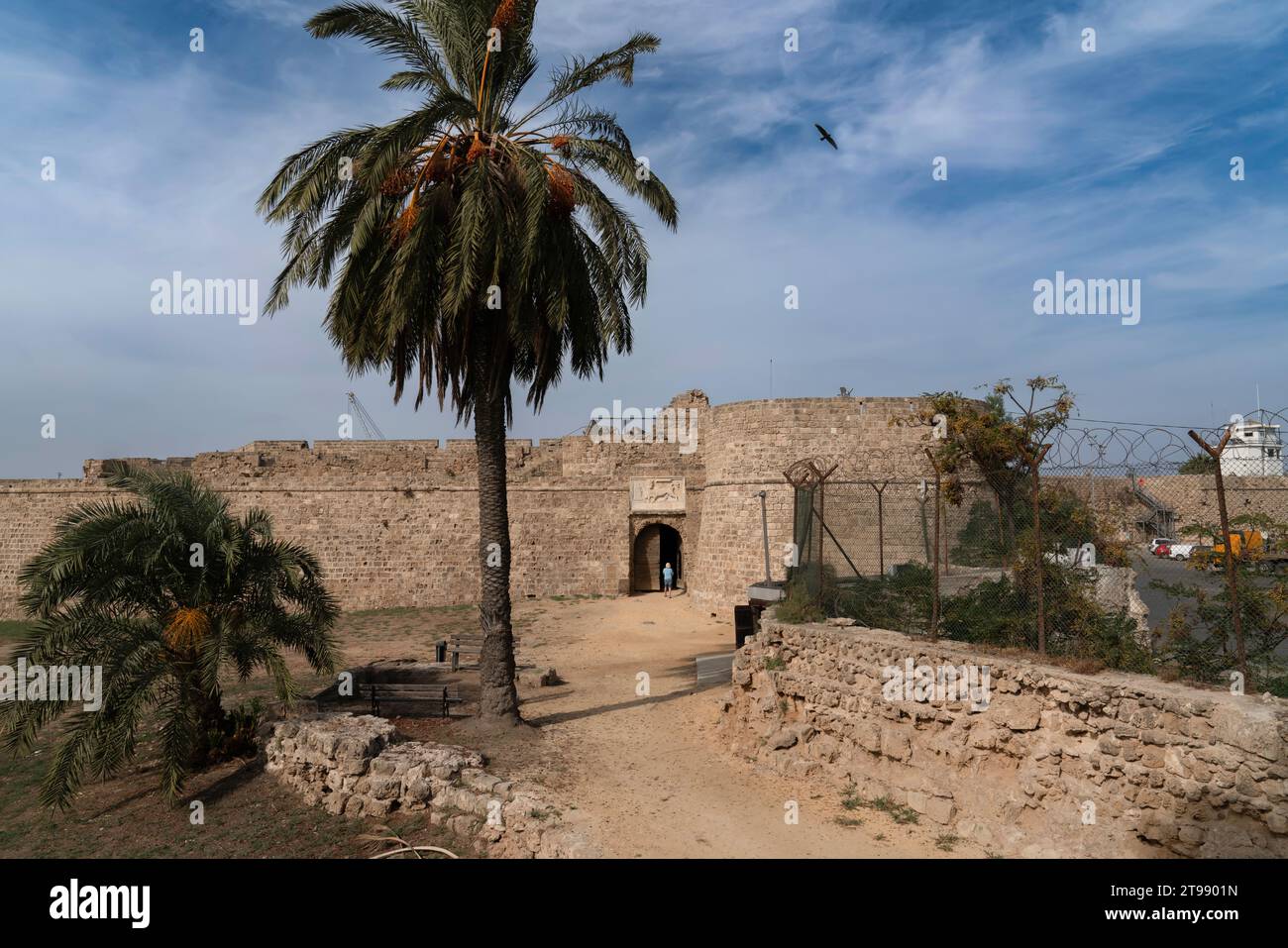 Entrance to Othello Castle, Famagusta (Gazimagusa in Turkish), North ...