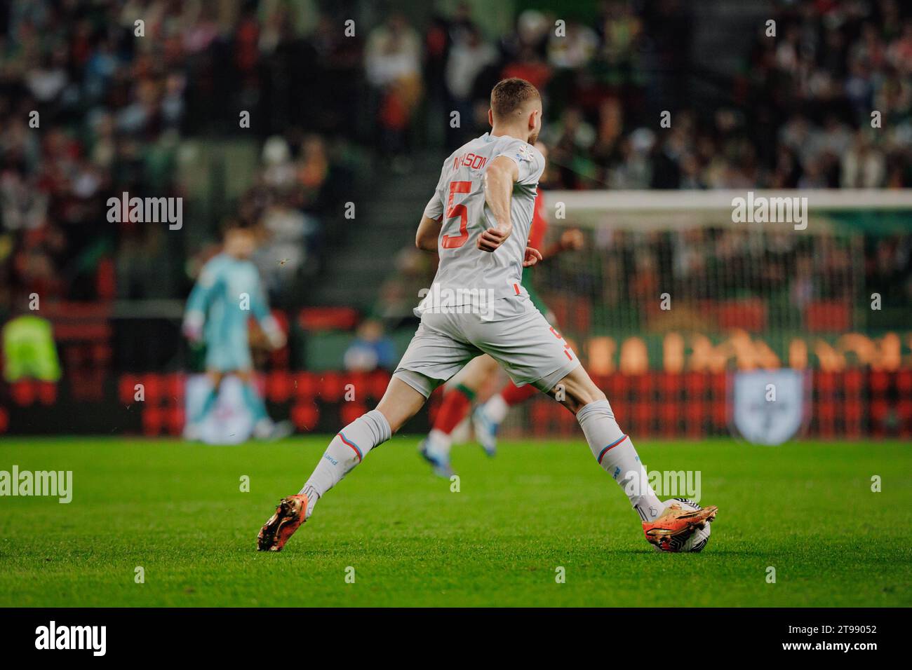Sverrir Ingi Ingason during UEFA Euro 2024 qualifying game between ...