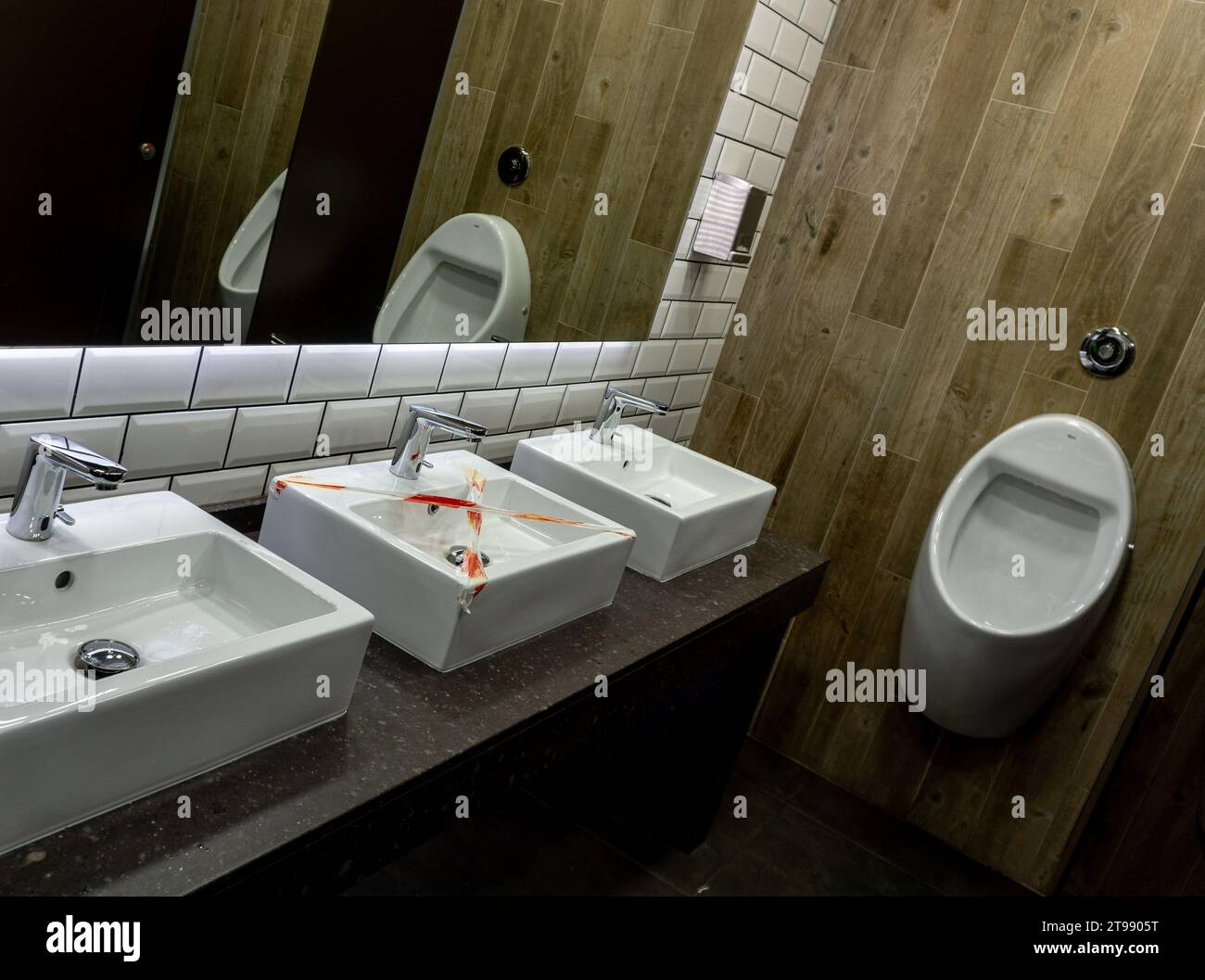 Public toilets wash basin hi-res stock photography and images - Alamy