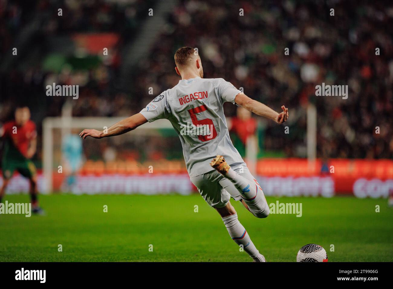 Sverrir Ingi Ingason during UEFA Euro 2024 qualifying game between ...