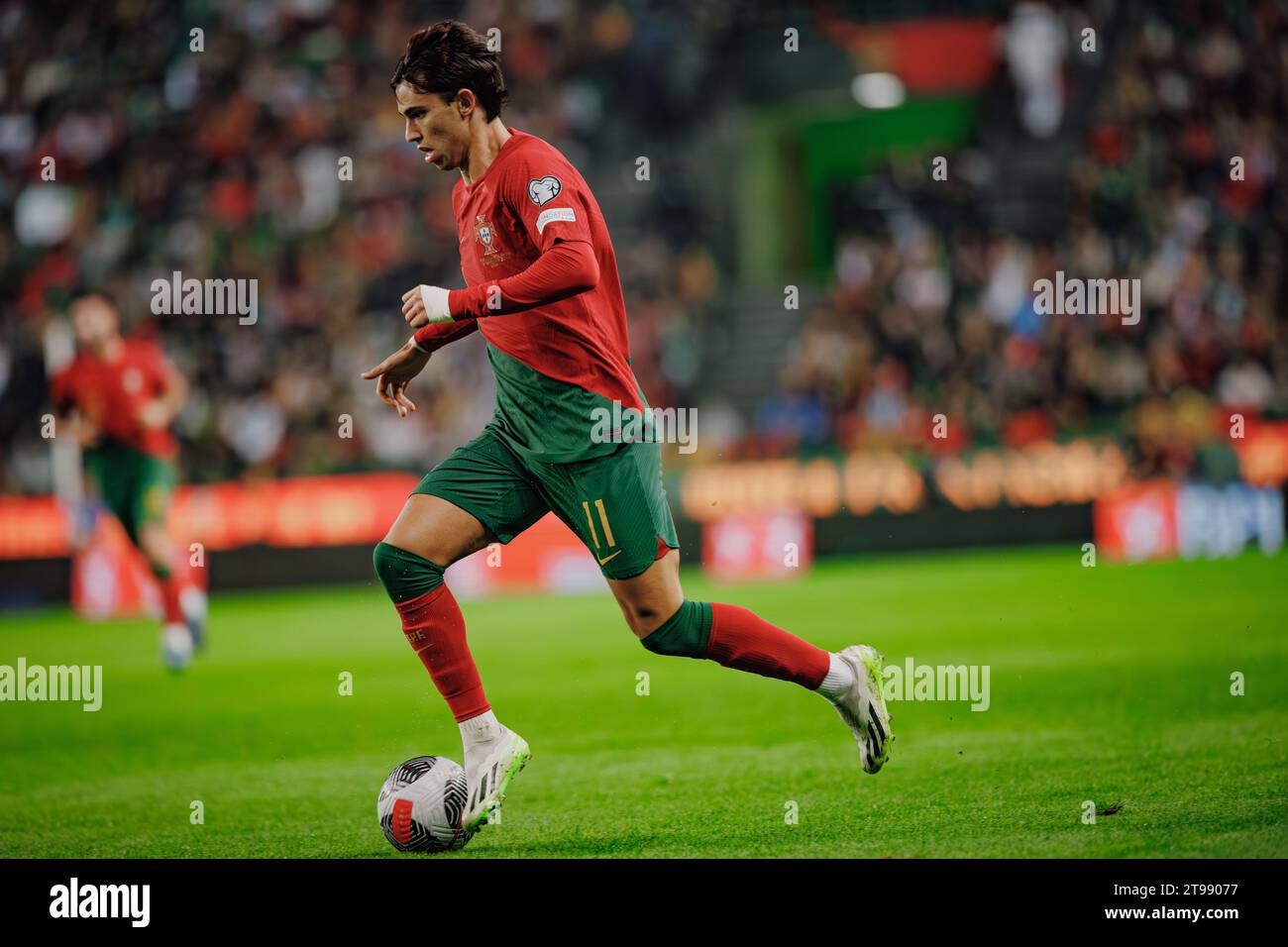 Joao Felix during UEFA Euro 2024 qualifying game between national teams ...