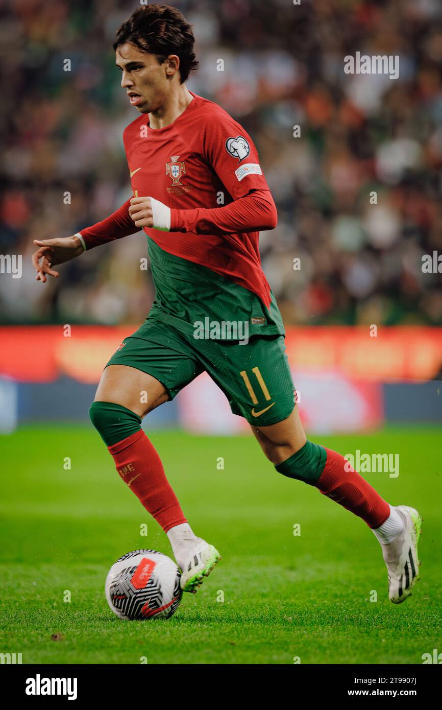 Joao Felix during UEFA Euro 2024 qualifying game between national teams ...