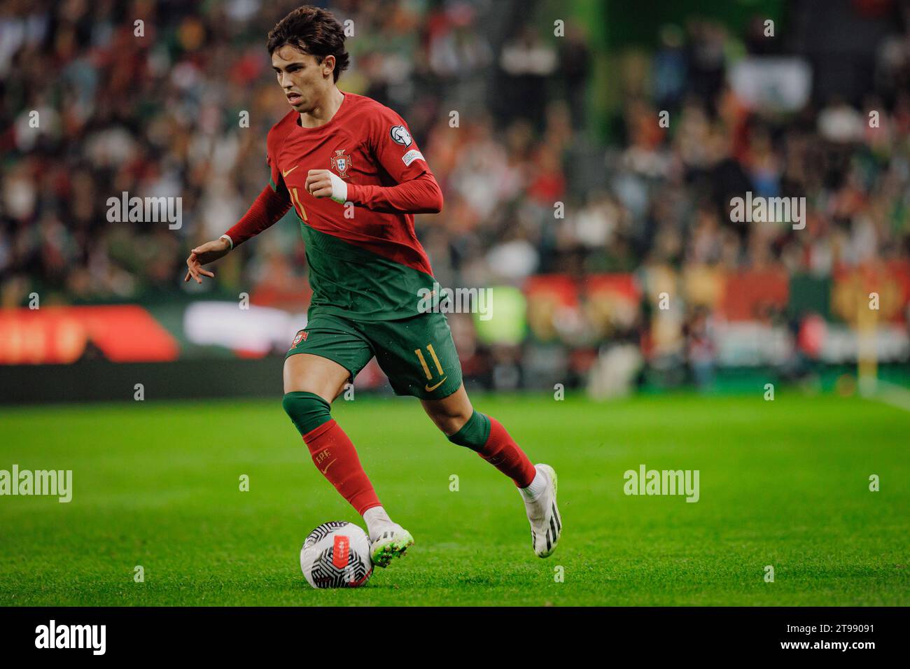 Joao Felix during UEFA Euro 2024 qualifying game between national teams ...