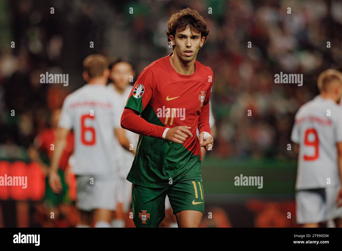 Joao Felix during UEFA Euro 2024 qualifying game between national teams ...