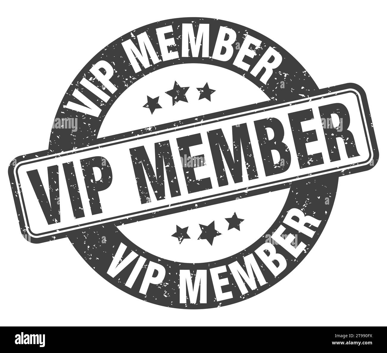 vip member stamp. vip member sign. round grunge label Stock Vector ...