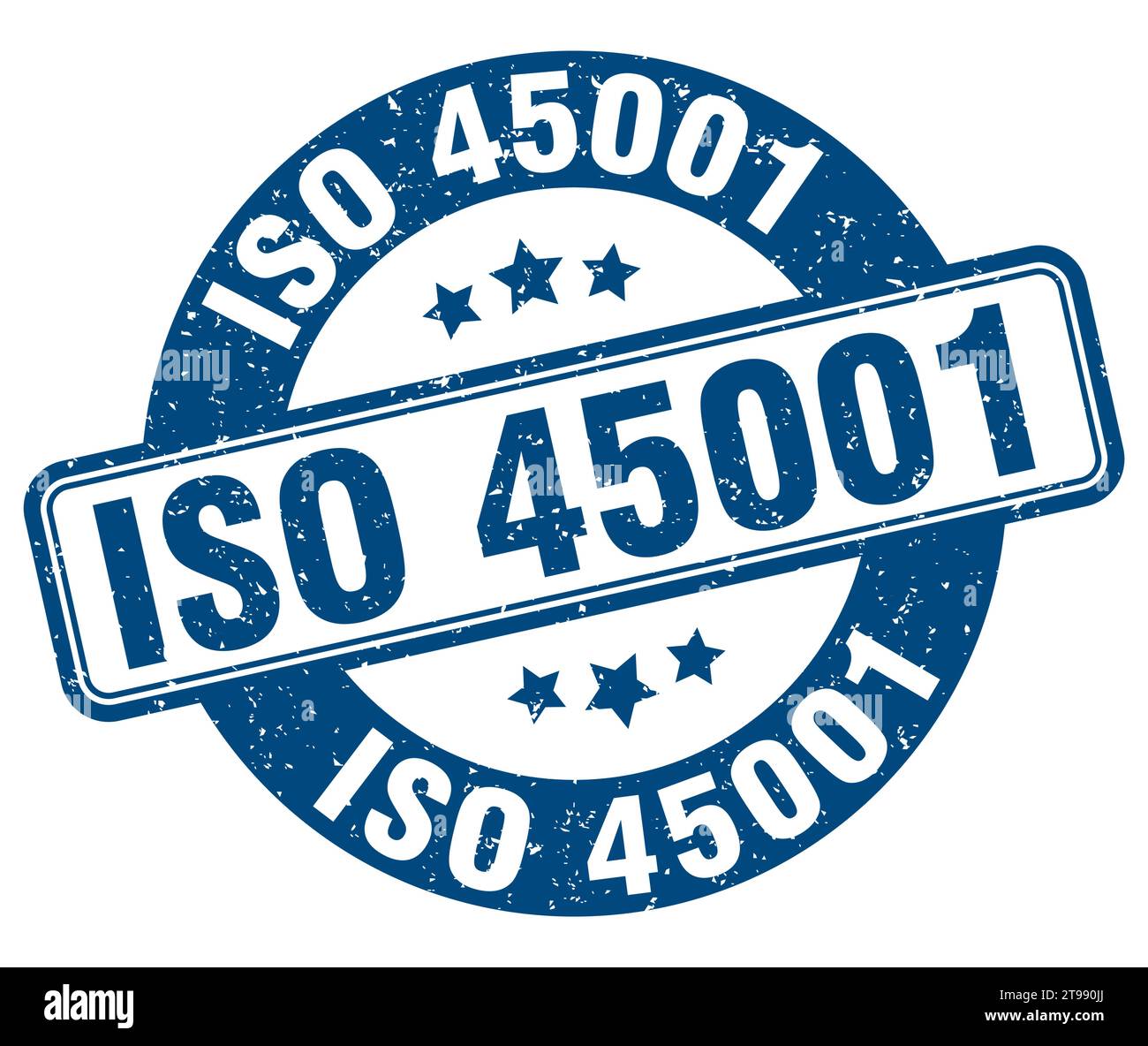 iso 45001 stamp. iso 45001 sign. round grunge label Stock Vector Image ...