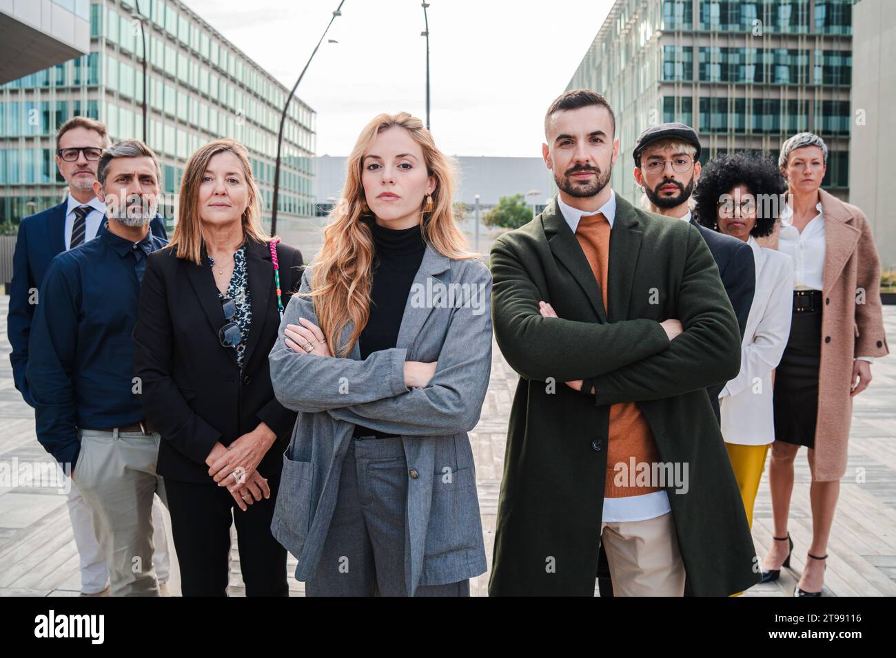 Crowd people staring camera hi-res stock photography and images - Alamy