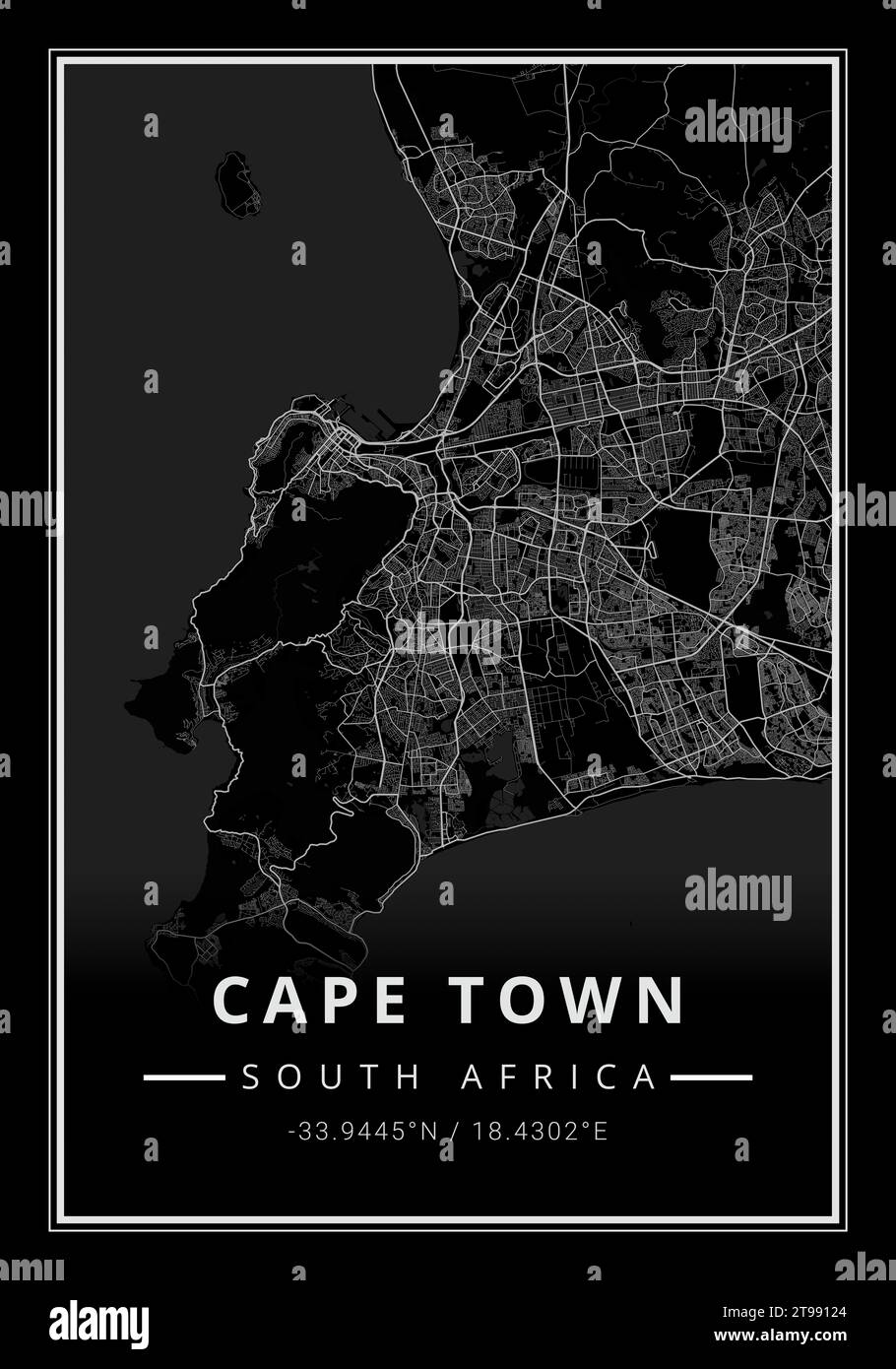 Plan of cape town hi-res stock photography and images - Alamy