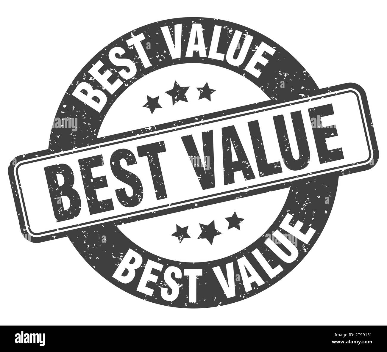 best value stamp. best value sign. round grunge label Stock Vector ...