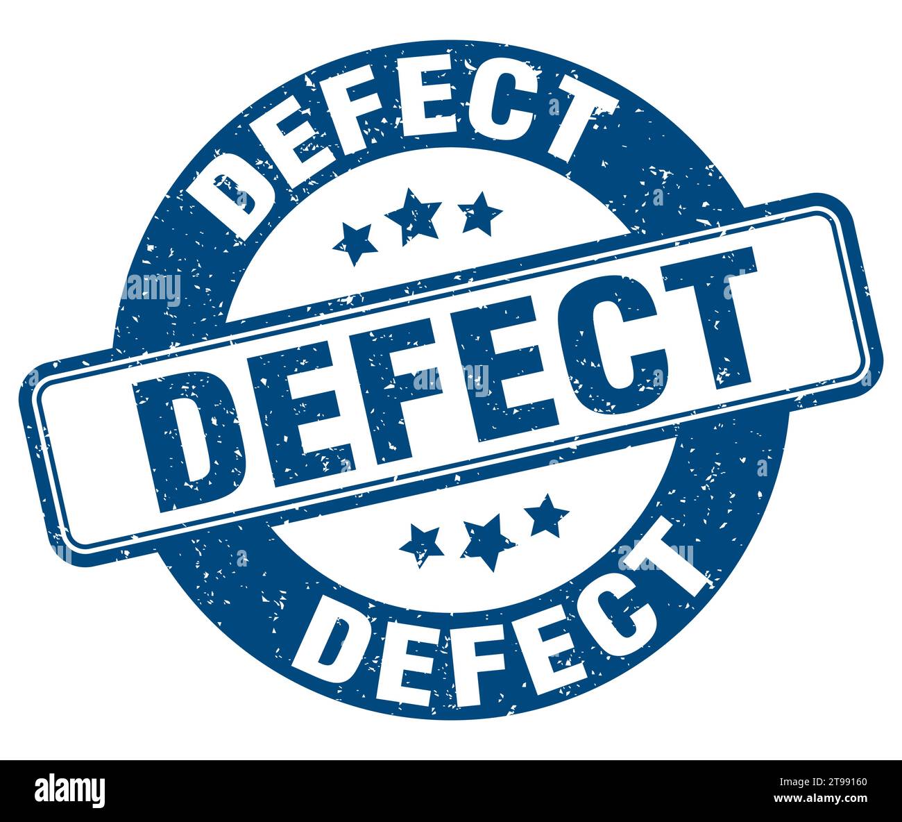 defect stamp. defect sign. round grunge label Stock Vector Image & Art ...