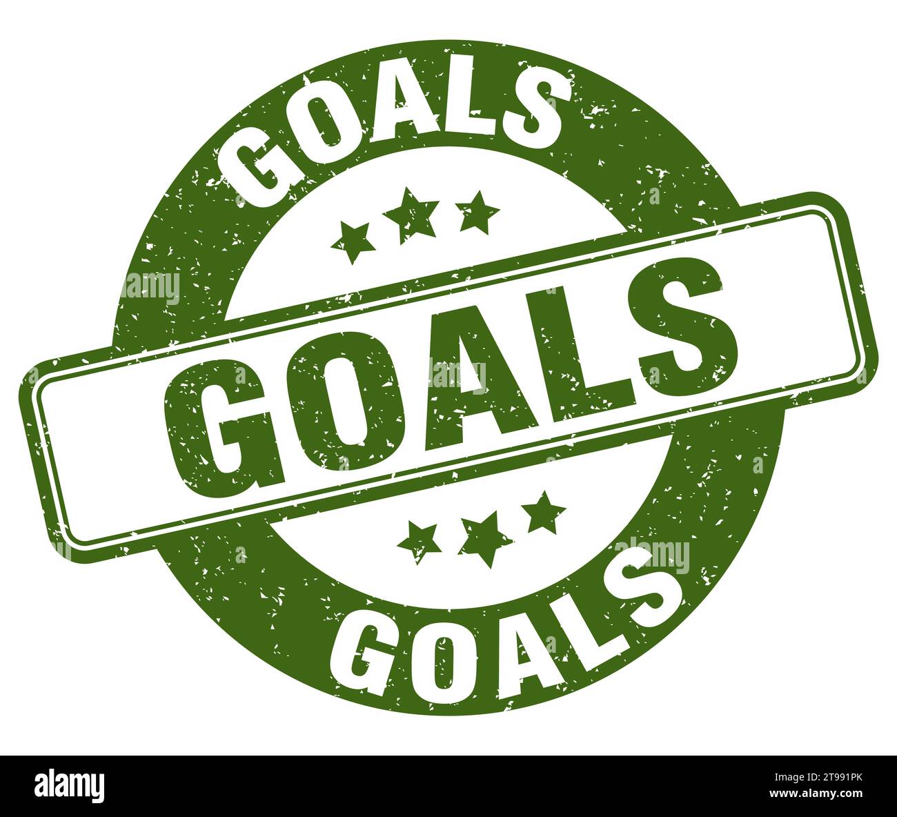 goals stamp. goals sign. round grunge label Stock Vector Image & Art ...