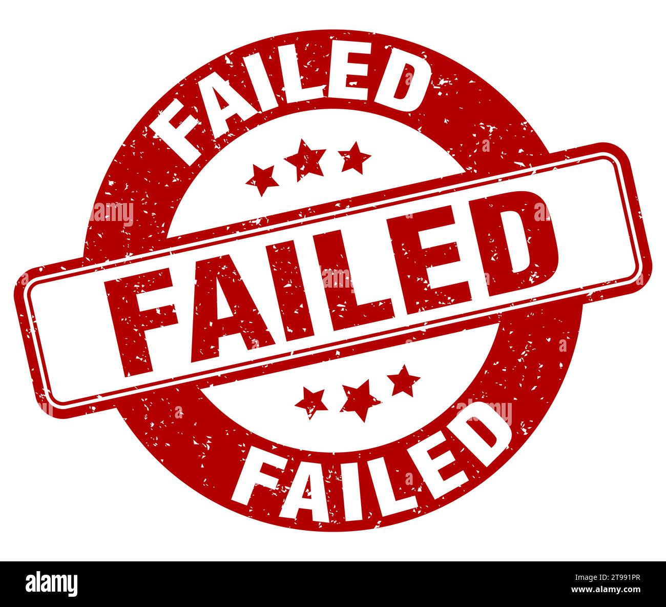failed stamp. failed sign. round grunge label Stock Vector Image & Art ...