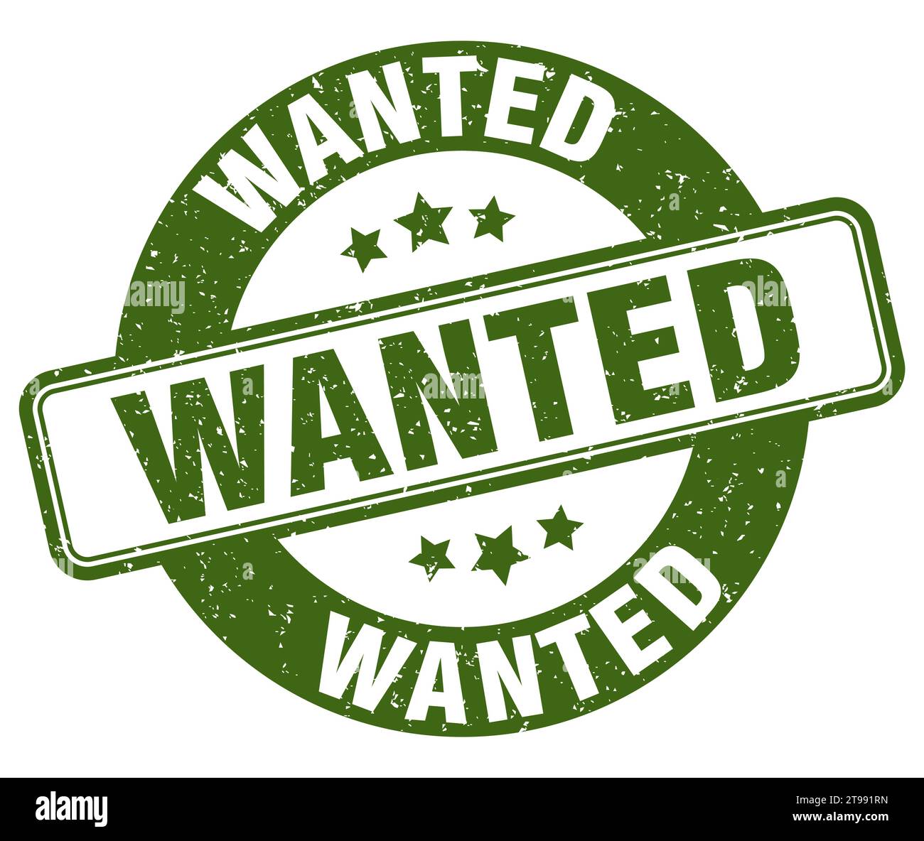 wanted stamp. wanted sign. round grunge label Stock Vector Image & Art ...