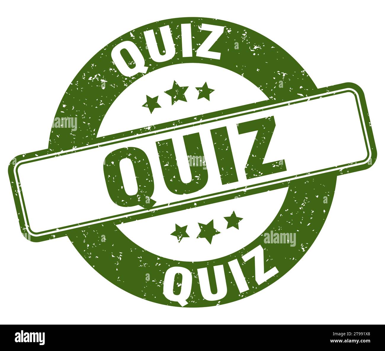 quiz stamp. quiz sign. round grunge label Stock Vector Image & Art - Alamy