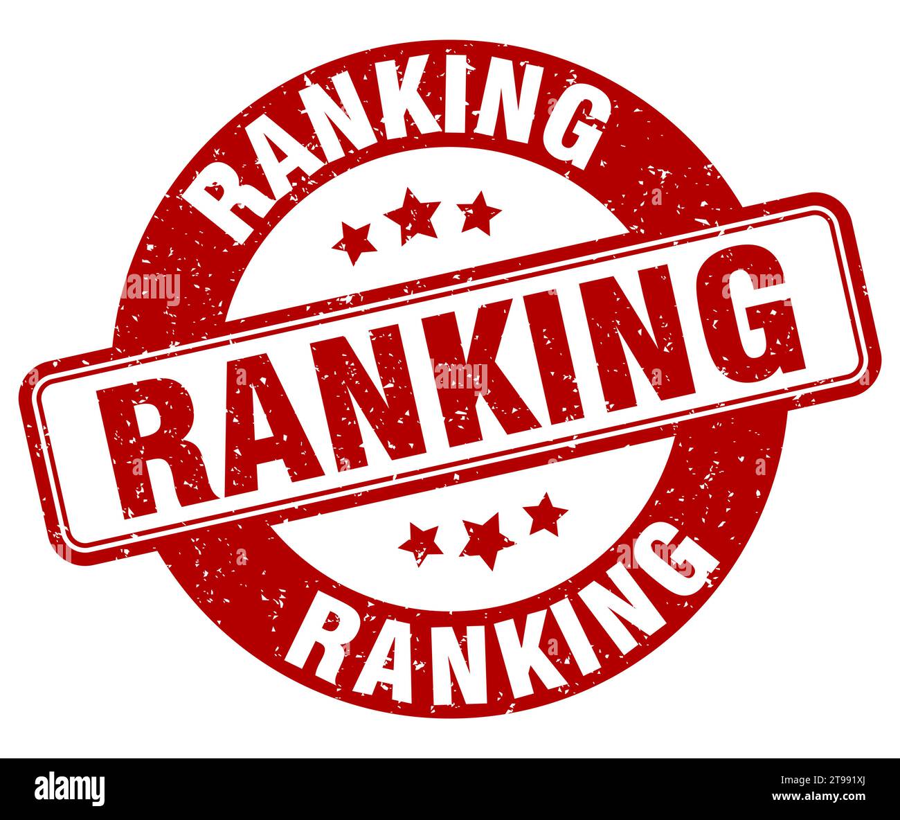 ranking stamp. ranking sign. round grunge label Stock Vector Image & Art - Alamy