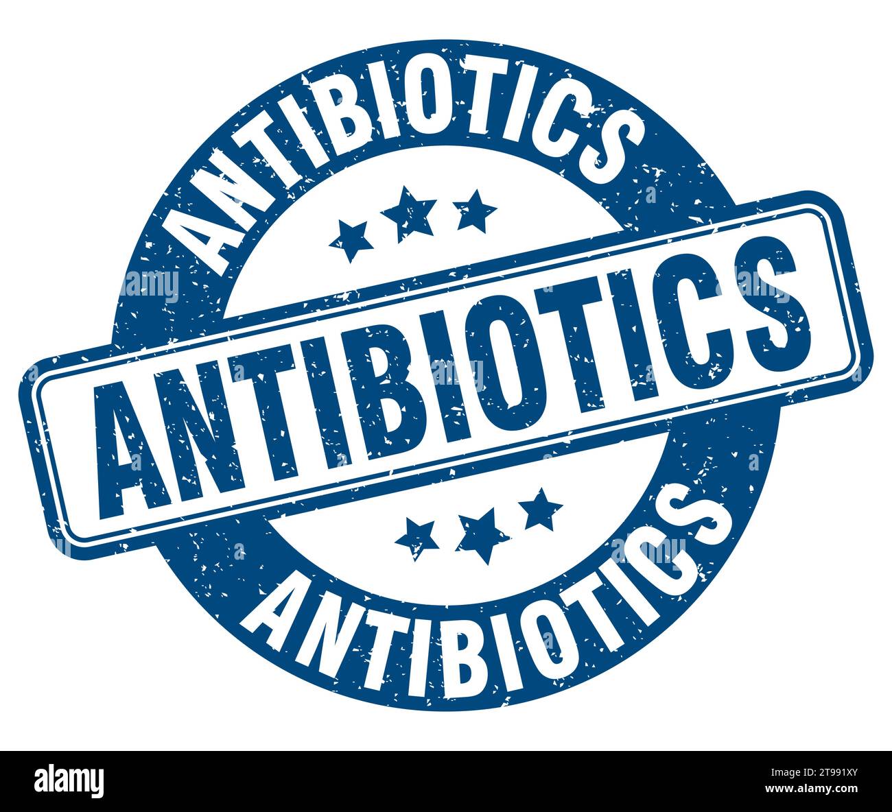 antibiotics stamp. antibiotics sign. round grunge label Stock Vector ...