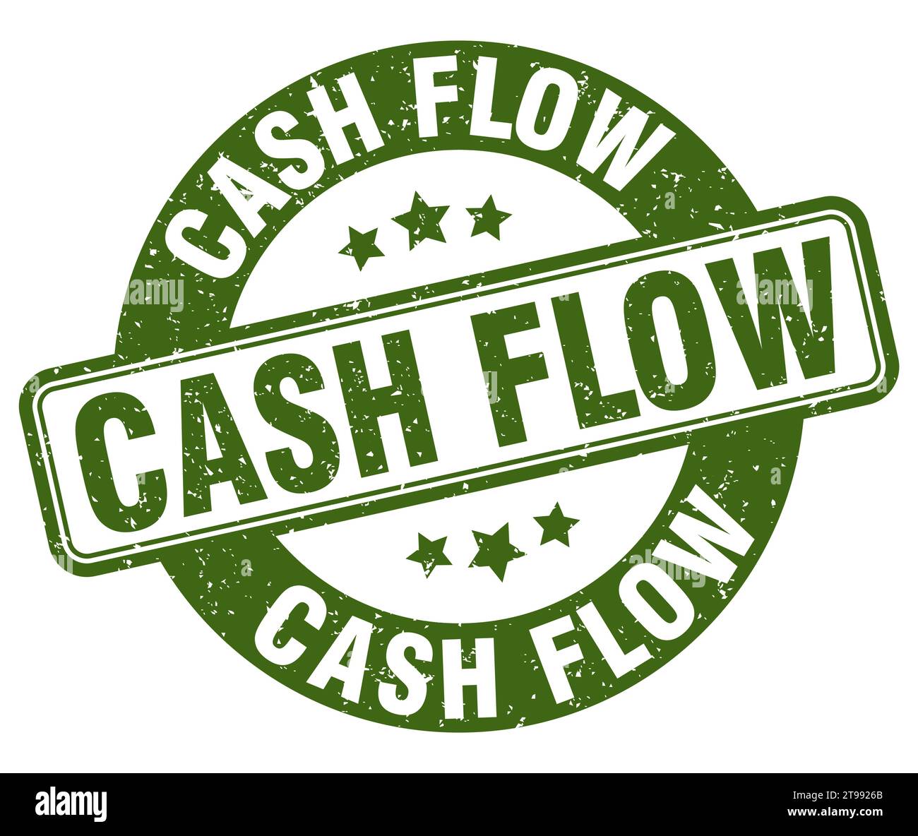 cash flow stamp. cash flow sign. round grunge label Stock Vector Image ...