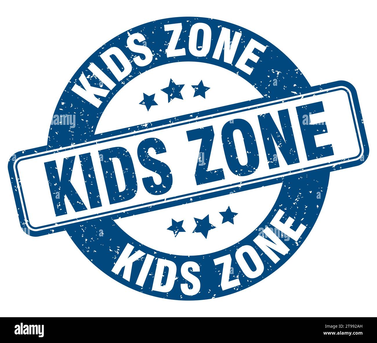 kids zone stamp. kids zone sign. round grunge label Stock Vector Image ...
