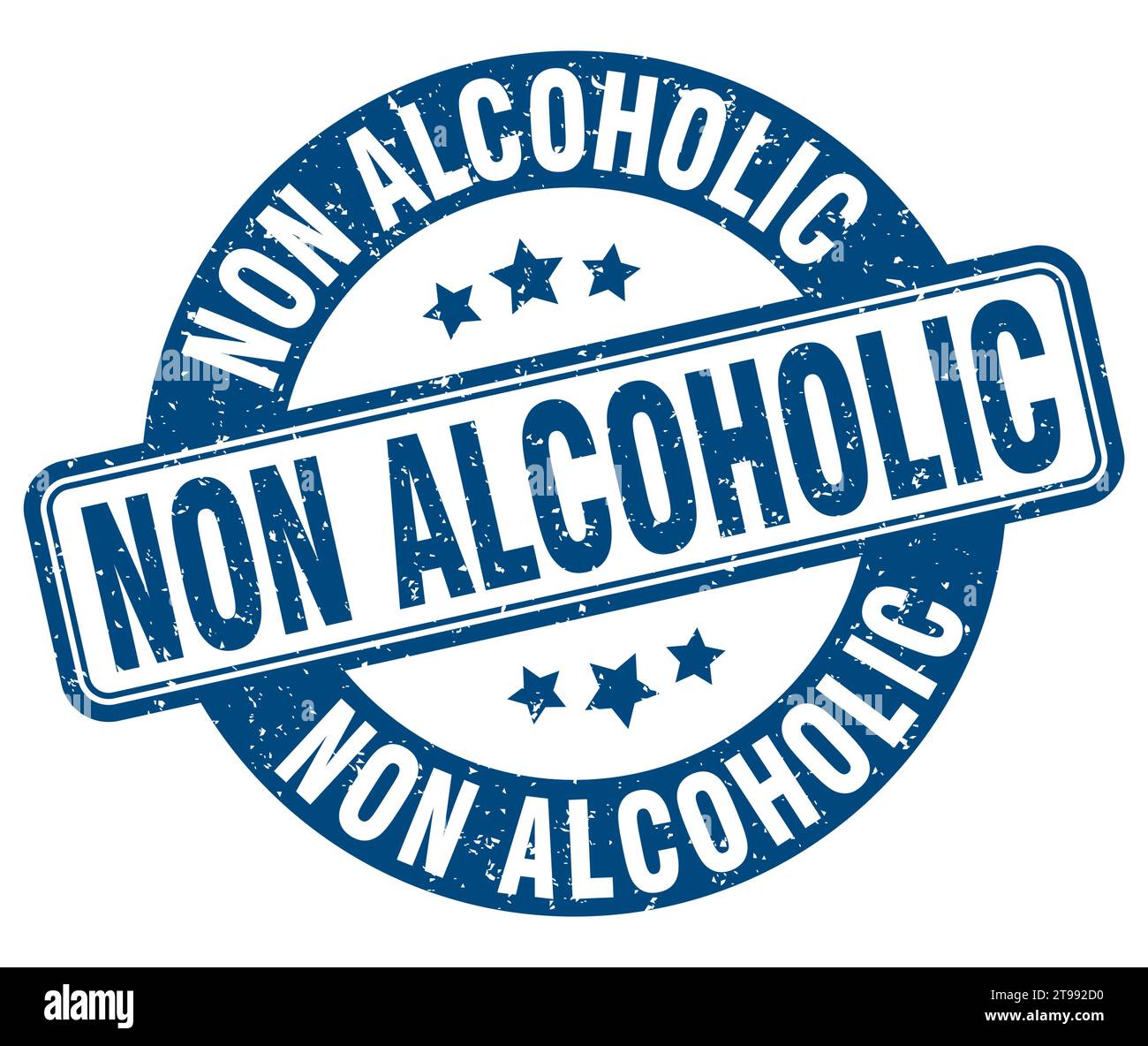 non alcoholic stamp. non alcoholic sign. round grunge label Stock ...