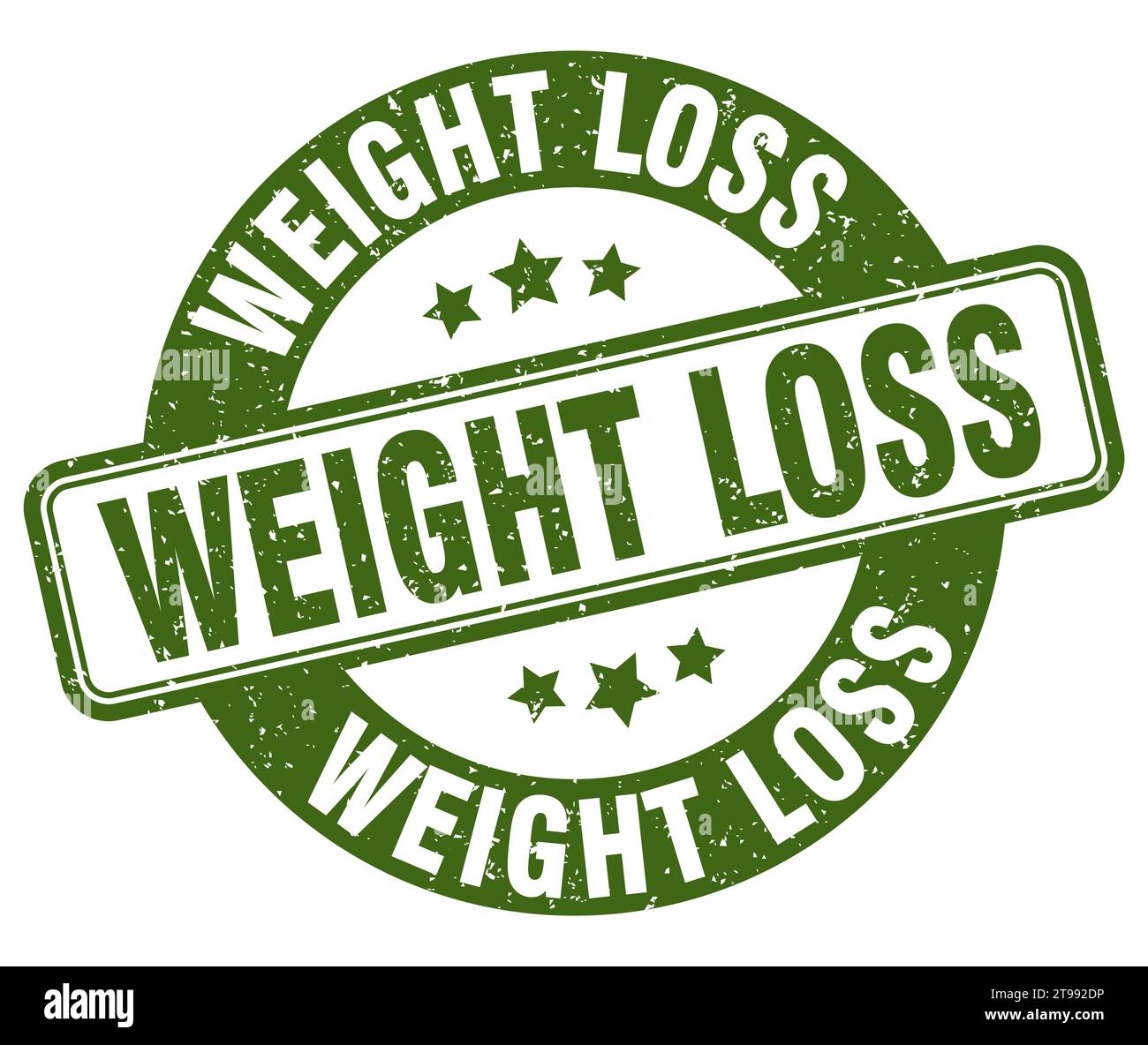weight loss stamp. weight loss sign. round grunge label Stock Vector ...