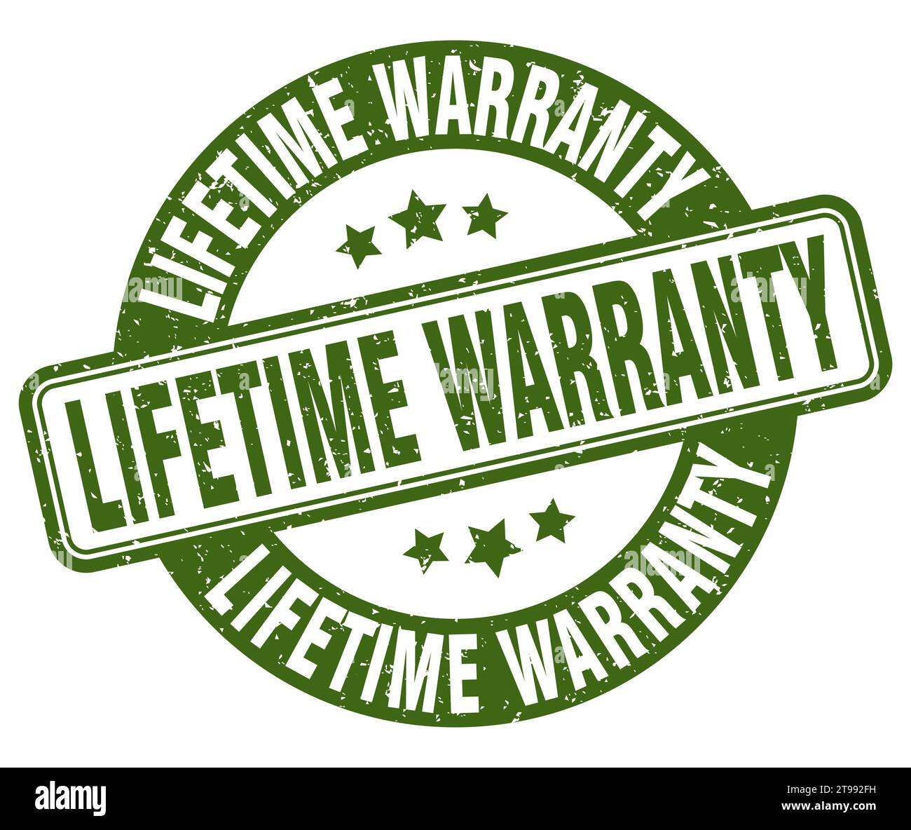lifetime warranty stamp. lifetime warranty sign. round grunge label ...