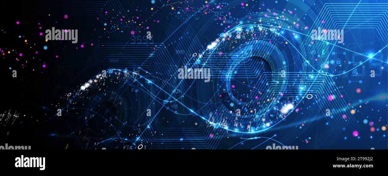 Abstract DNA technology. Science medical concept. Futuristic background ...