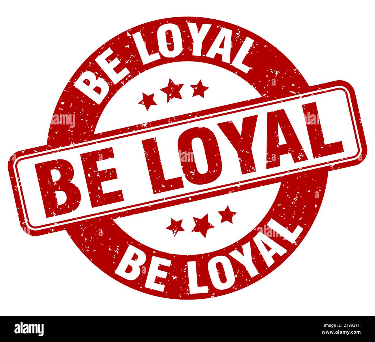 be loyal stamp. be loyal sign. round grunge label Stock Vector Image ...
