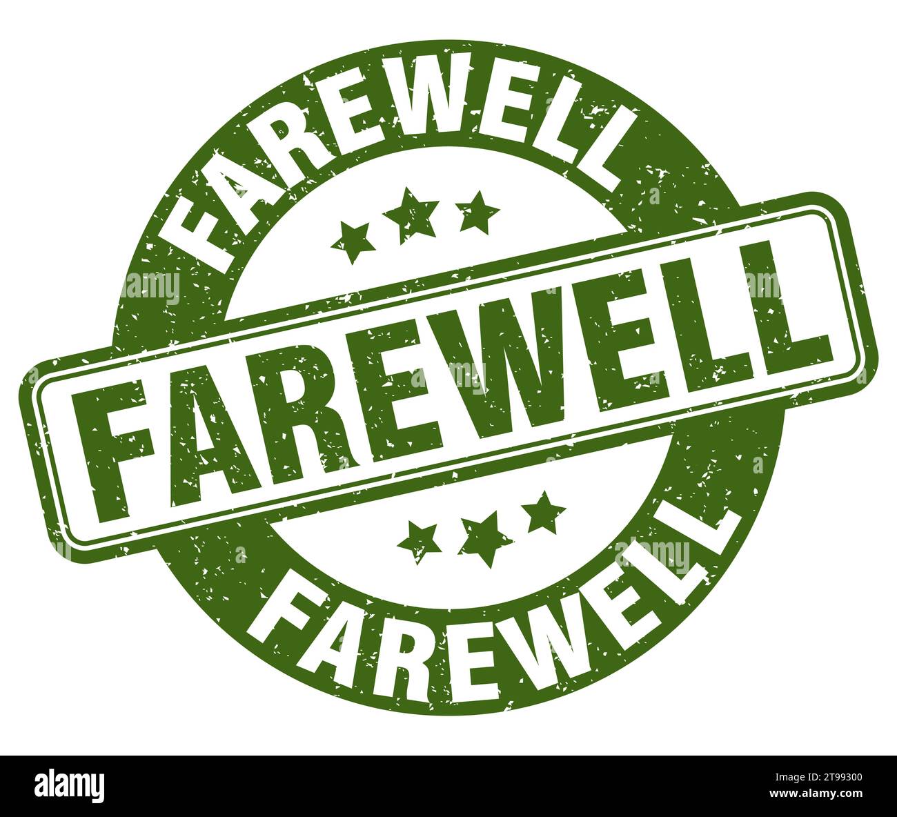 farewell stamp. farewell sign. round grunge label Stock Vector Image ...
