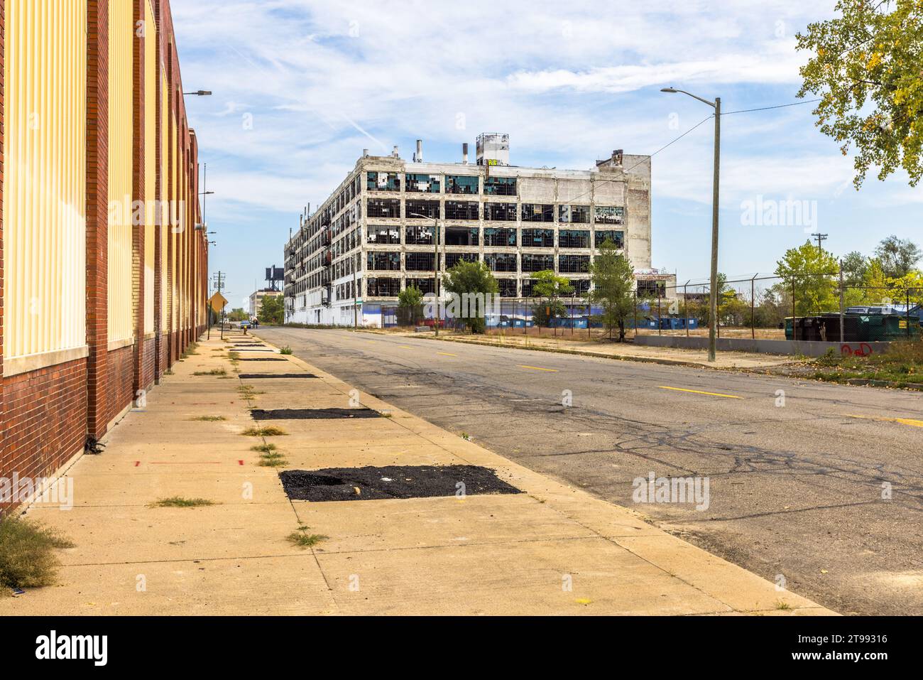 Fisher Body Plant 21 (700 Piquette) ,Detroit, United States Stock Photo ...