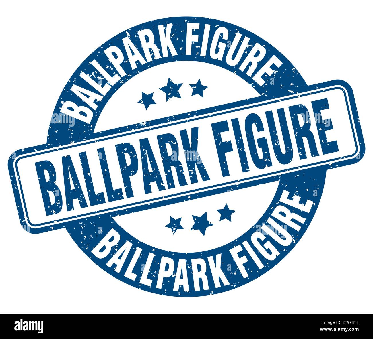 ballpark figure stamp. ballpark figure sign. round grunge label Stock ...