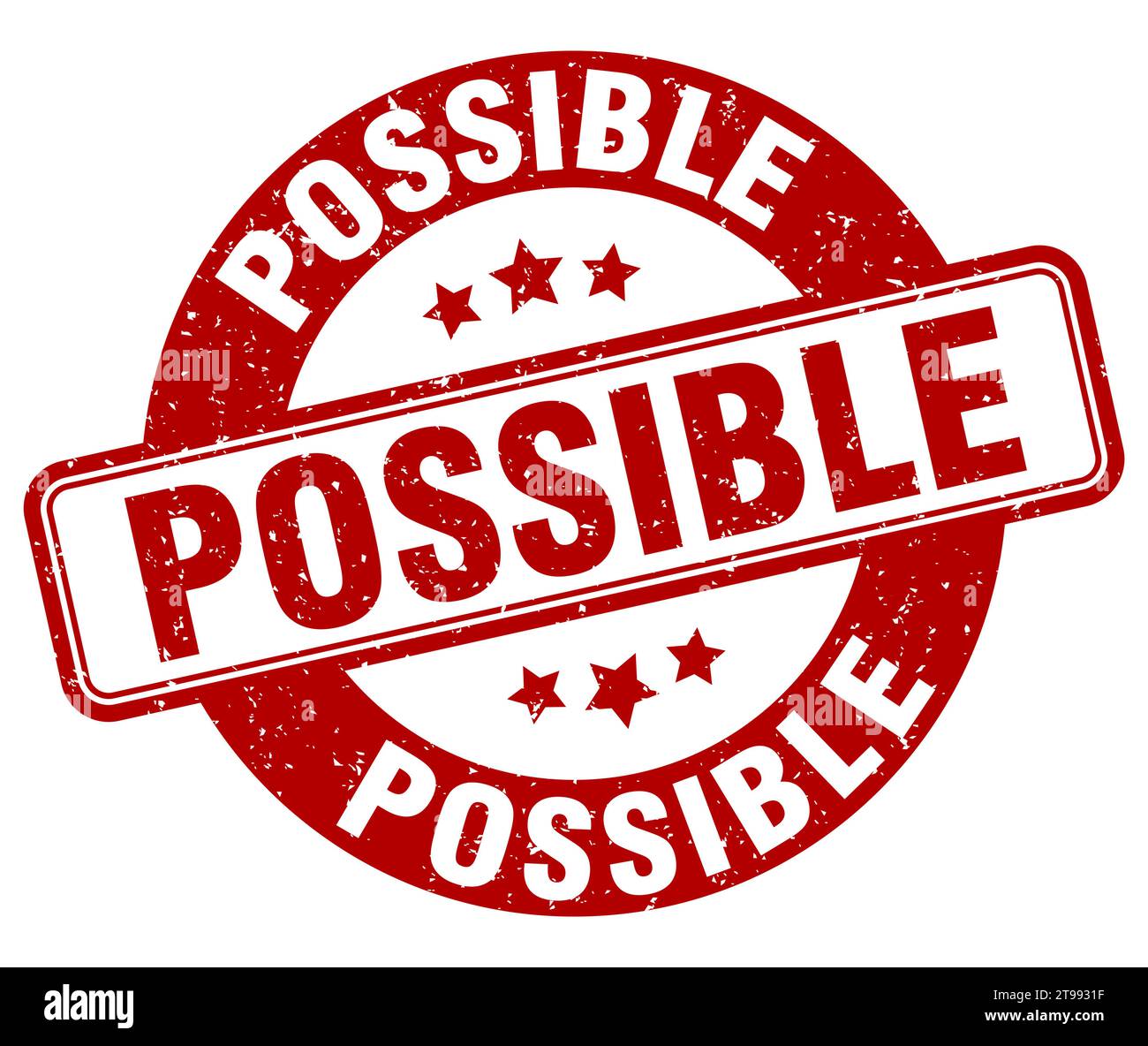 possible stamp. possible sign. round grunge label Stock Vector Image ...