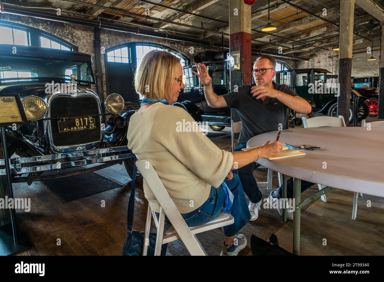Interview with a German entrepreneur in the factory building where ...