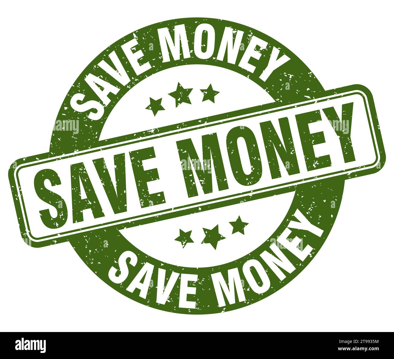 save money stamp. save money sign. round grunge label Stock Vector ...