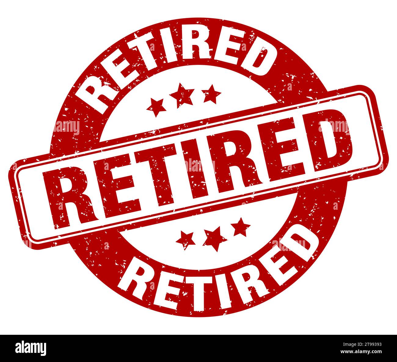 retired stamp. retired sign. round grunge label Stock Vector Image ...