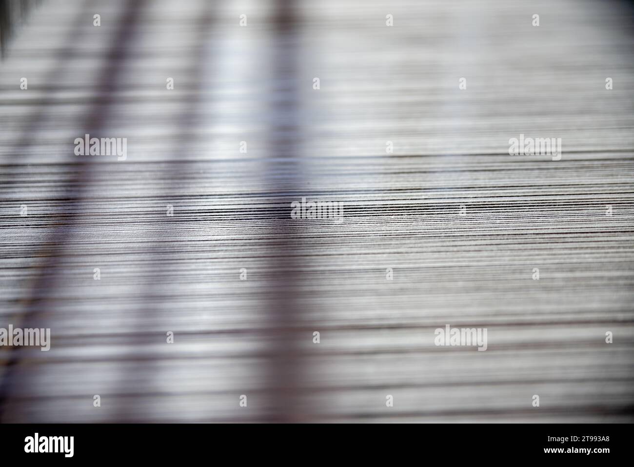 Traditional textile manufacture Weaving thread for the textile industry ...