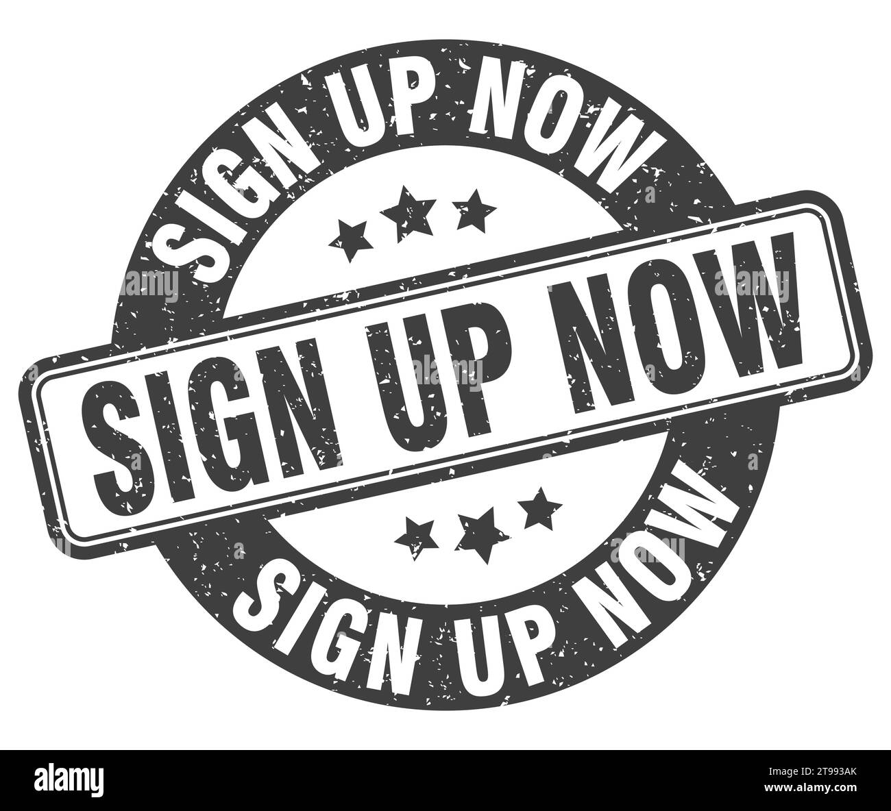 sign up now stamp. sign up now sign. round grunge label Stock Vector ...