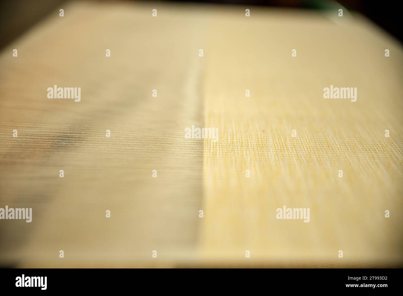 Traditional textile manufacture Weaving thread for the textile industry ...