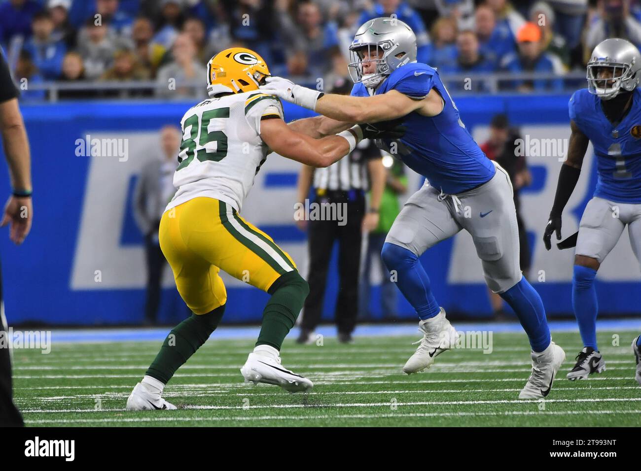 DETROIT, MI - NOVEMBER 23: Green Bay Packers TE Tucker Kraft (85 ...