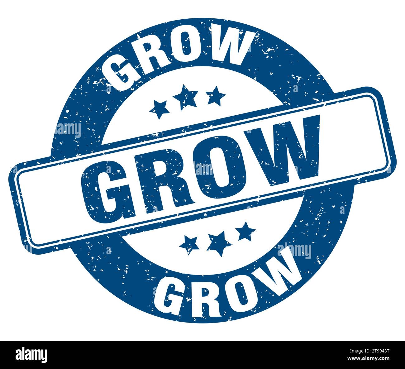 grow stamp. grow sign. round grunge label Stock Vector Image & Art - Alamy