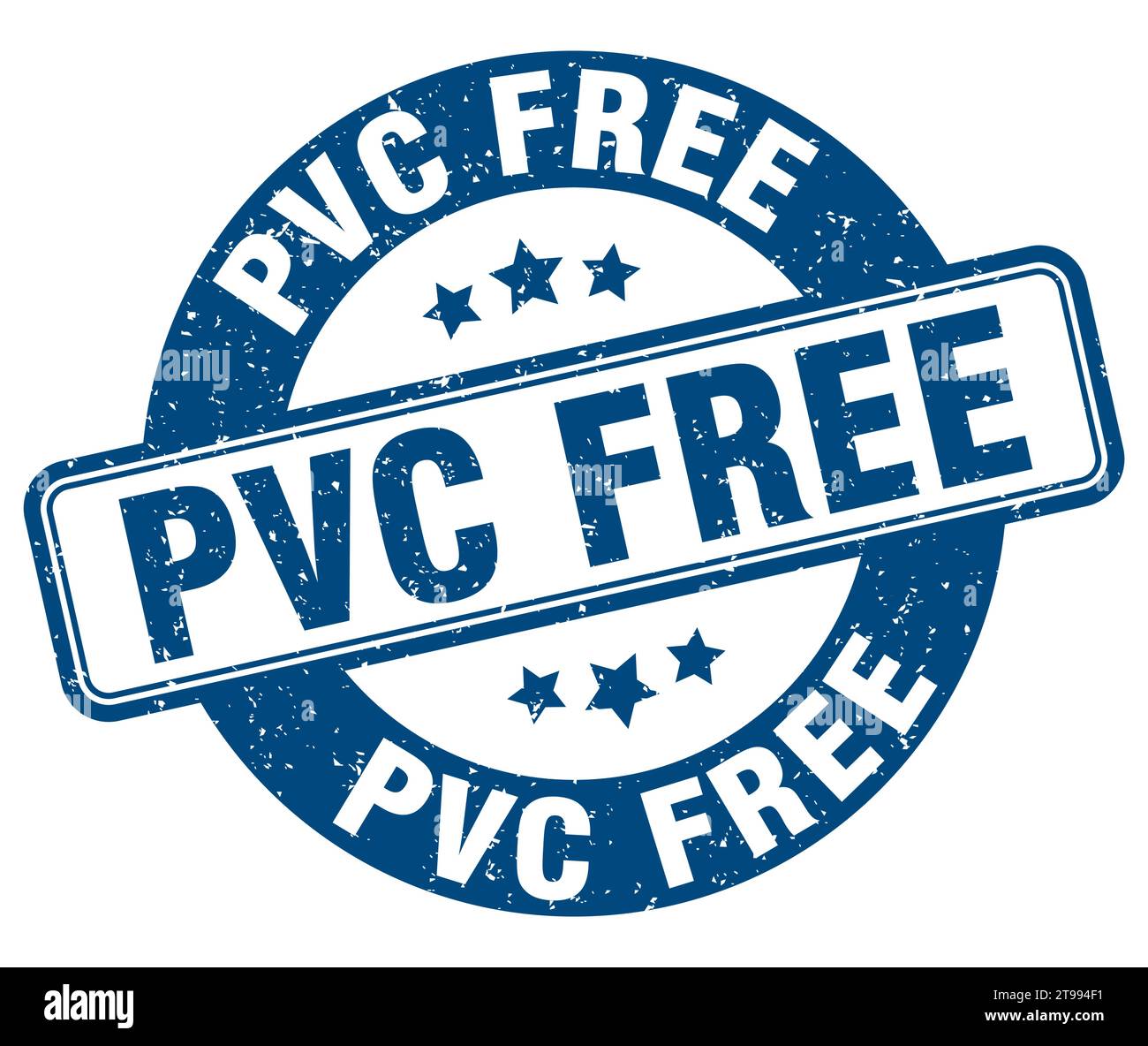 pvc free stamp. pvc free sign. round grunge label Stock Vector Image ...