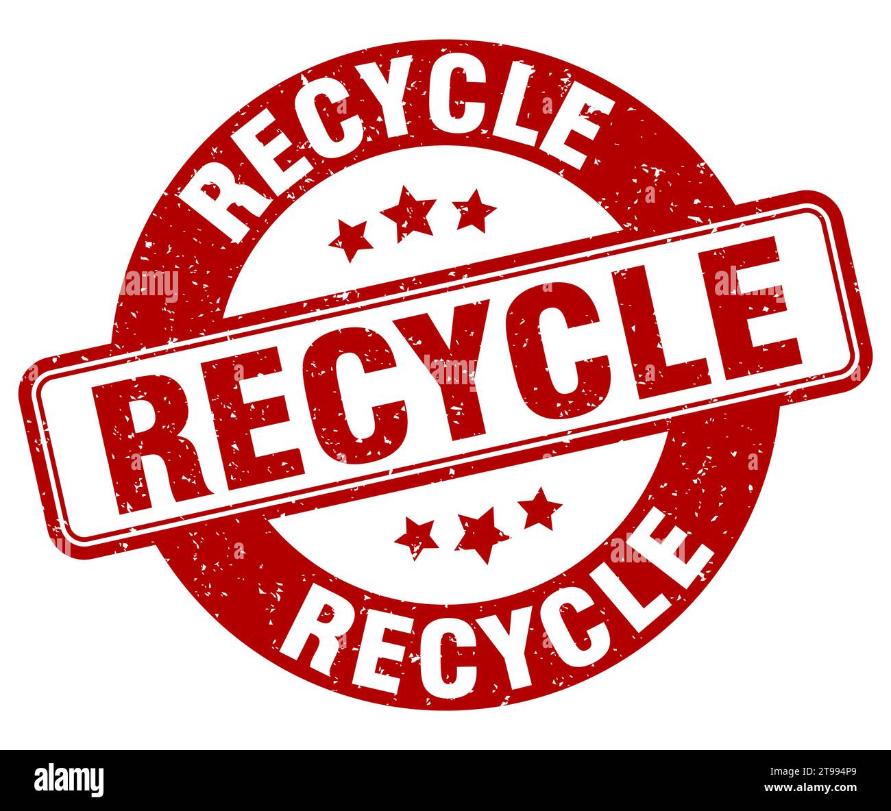 recycle stamp. recycle sign. round grunge label Stock Vector Image ...