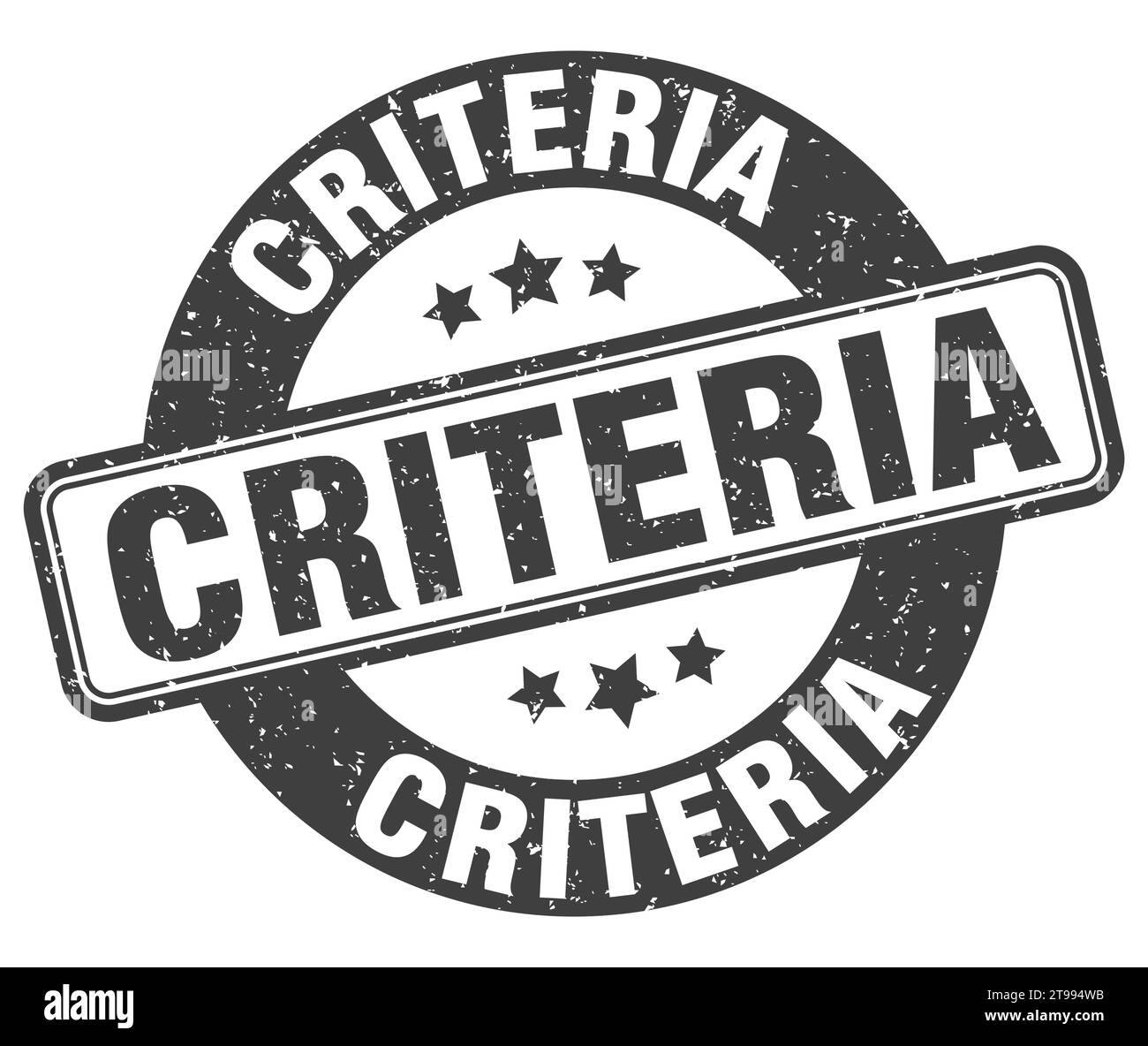 criteria stamp. criteria sign. round grunge label Stock Vector Image ...
