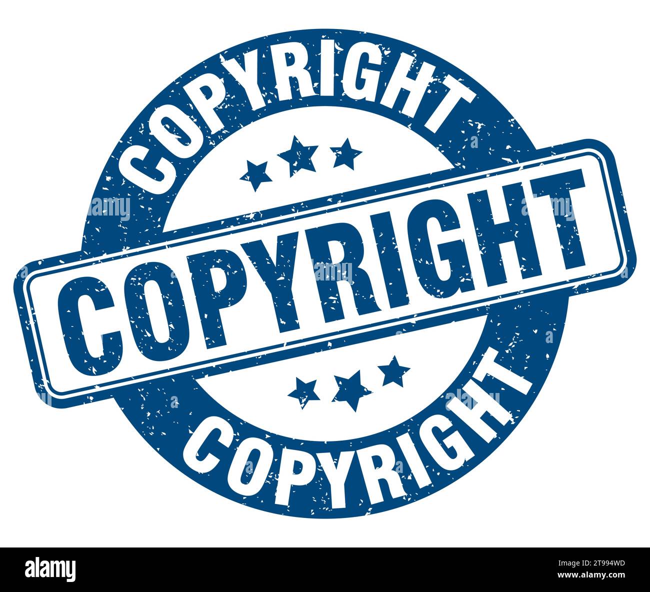 copyright stamp. copyright sign. round grunge label Stock Vector Image ...