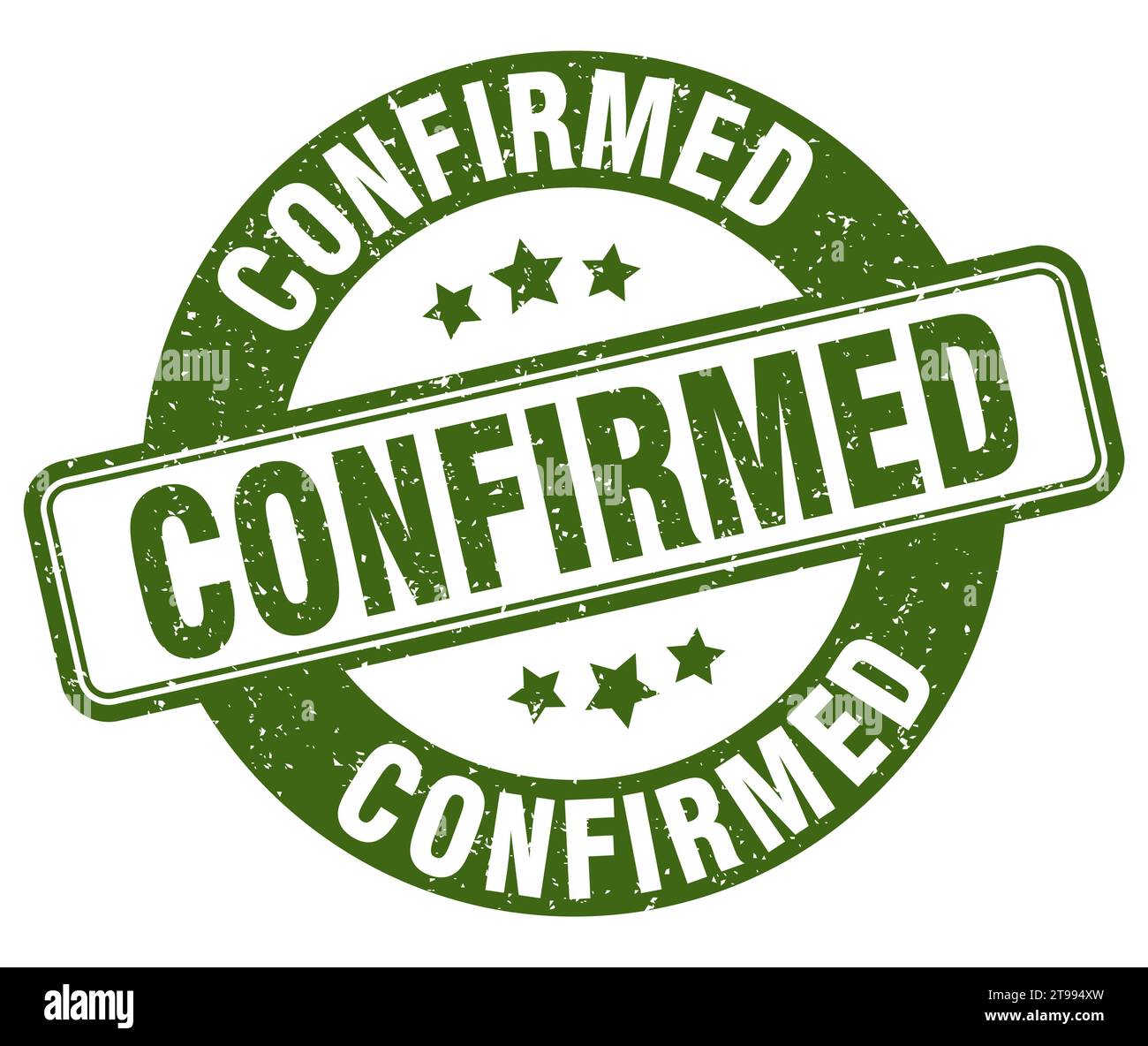 confirmed stamp. confirmed sign. round grunge label Stock Vector Image ...